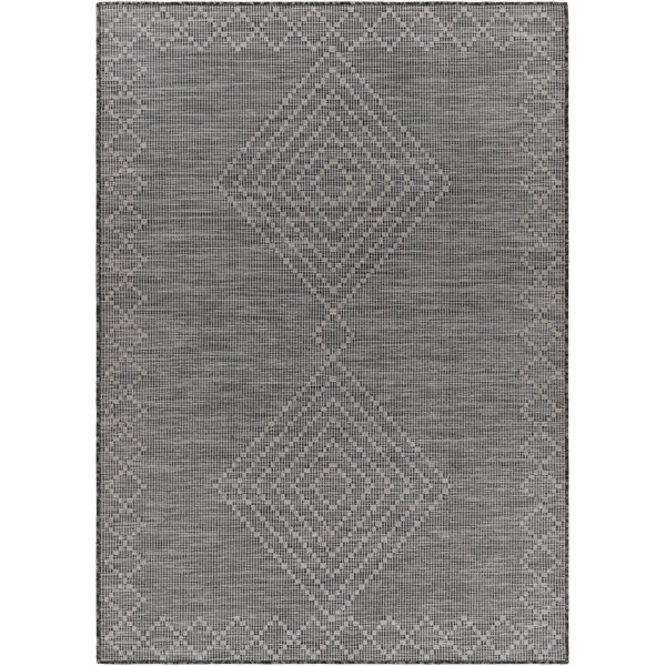 Loon Peak® Tapis intérieur / extérieur gris anthracite Isaha Freddy et Commentaires - Wayfair Canada